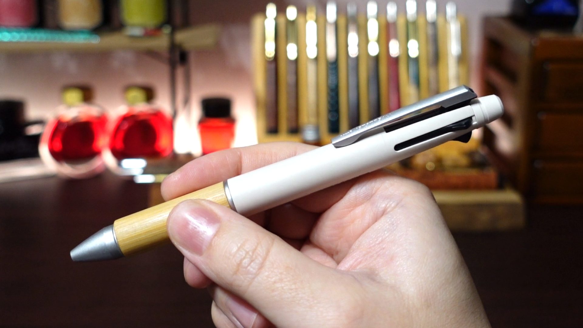 【JETSTREAM 4&1 BAMBOO】竹グリップの多機能ペンをレビュー ジェットストリーム バンブー - イラスト画材箱