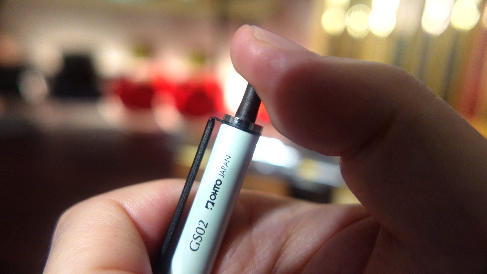 【GS02】OHTOのゲルボールペンをレビュー 新開発のG2リフィル オート - イラスト画材箱